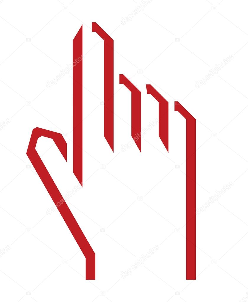 Cursor de mano Vector de stock #31881671 de ©branchecarica