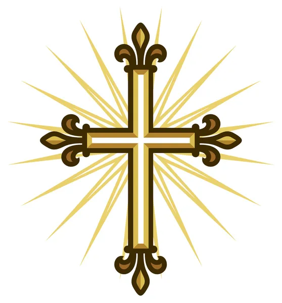 Golden cross Stock Vector Image by ©branchecarica #35974933