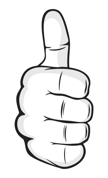 Mano que muestra imágenes de stock de arte vectorial | Depositphotos