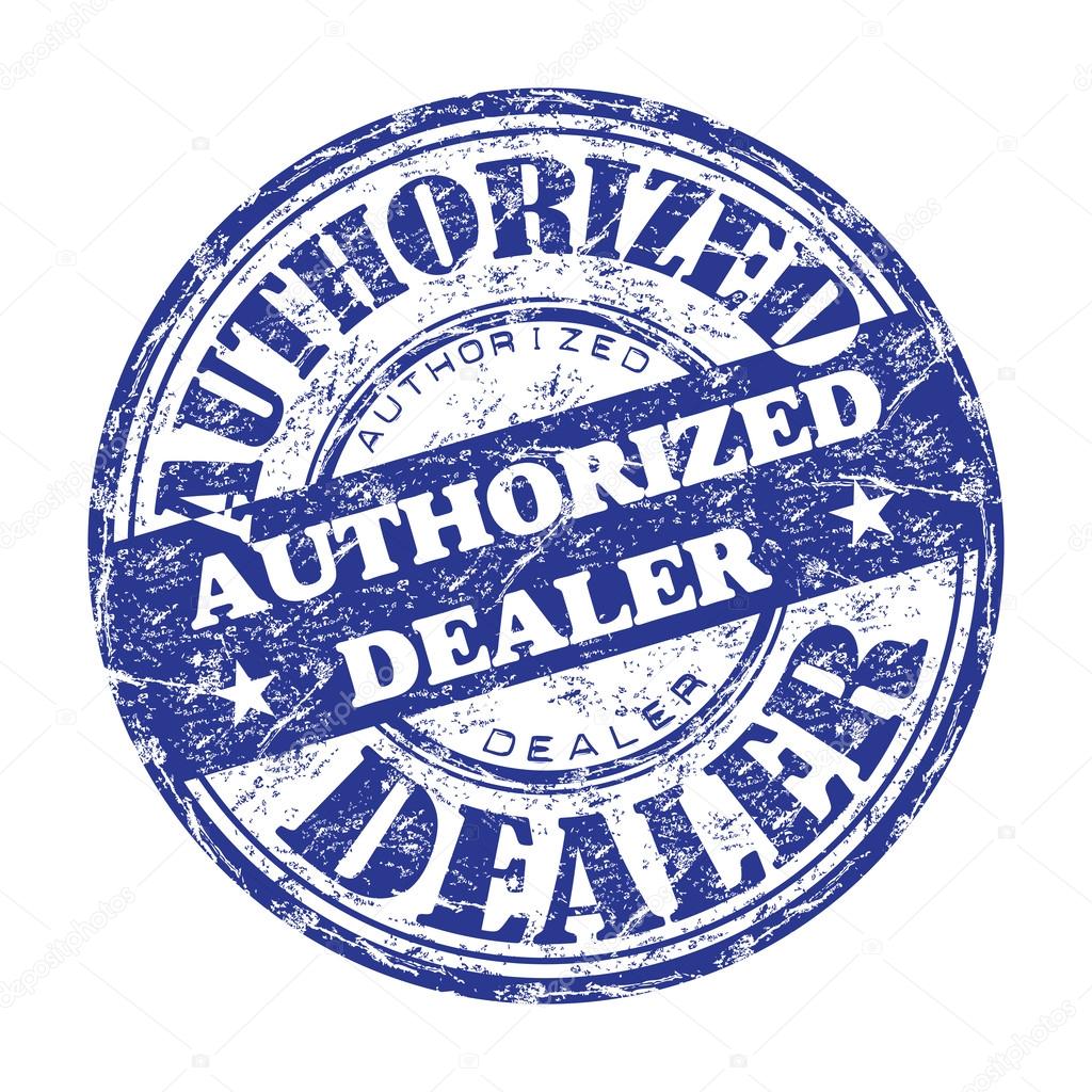 Authorized dealer rubber stamp Stock Vector by ©oxlock 24962809