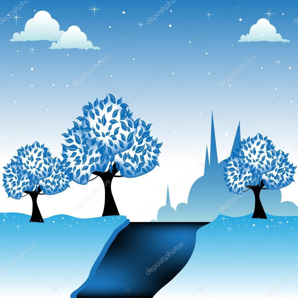 Frozen land Stock Vector Image by ©oxlock #30788467