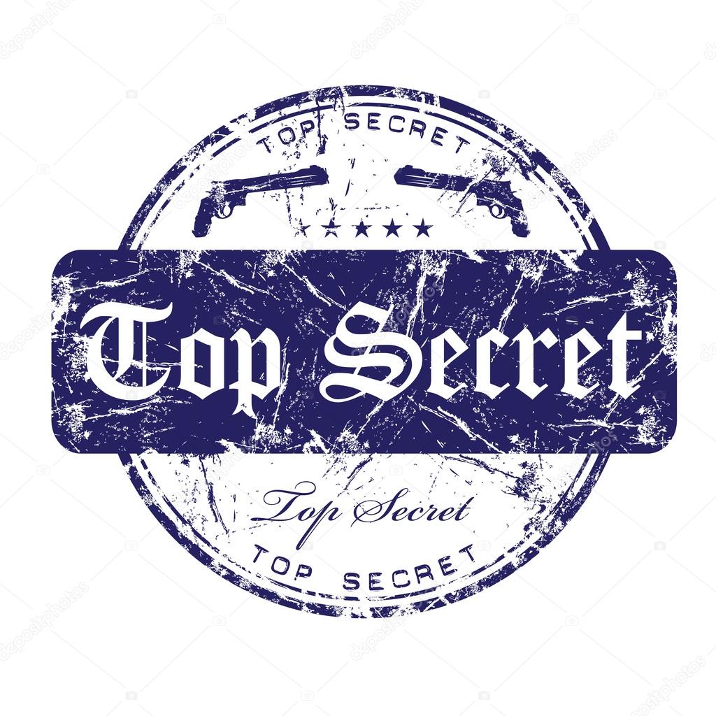 Sello de goma secreto superior vector, gráfico vectorial © oxlock ...