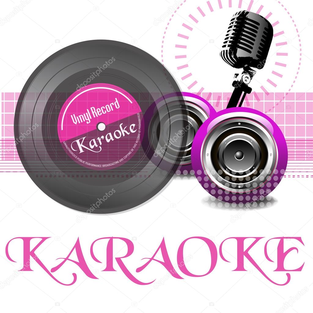 Karaoke Theme — Stock Vector © Oxlock 45841843