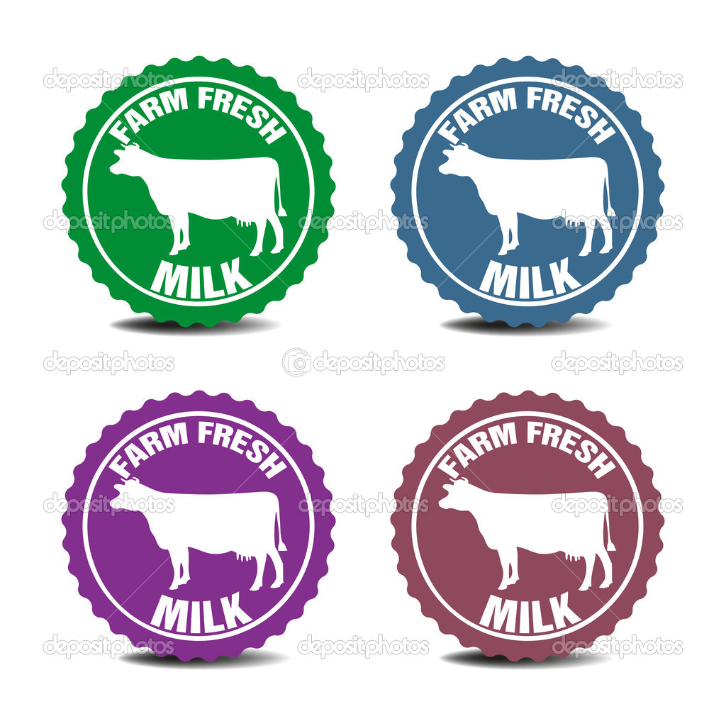 Farm Fresh Milk Stock Vector By ©oxlock 45842491