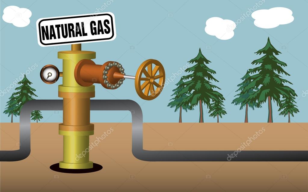 천연 가스 — 스톡 벡터 © oxlock #48144979
