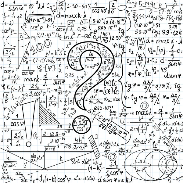 Science equation wallpaper | Scientific vector endless texture with ...