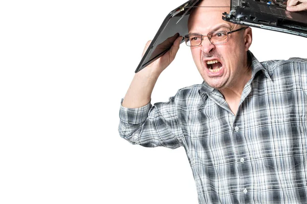 Angry man computer Stock Photos, Royalty Free Angry man computer Images ...