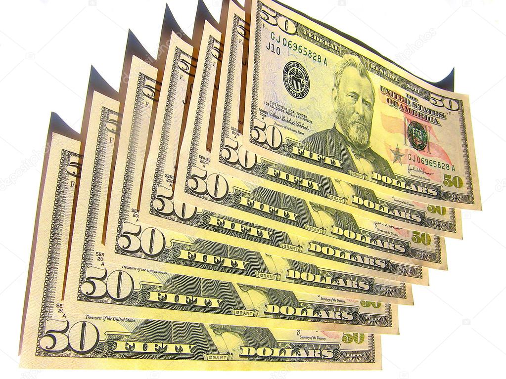 Old US Fifty dollar Bills Stock Photo by ©auja 22197363