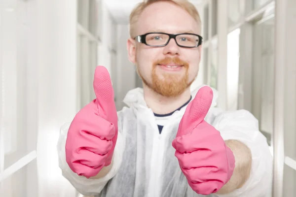 Happy window cleaner Stock Photos, Royalty Free Happy window cleaner ...