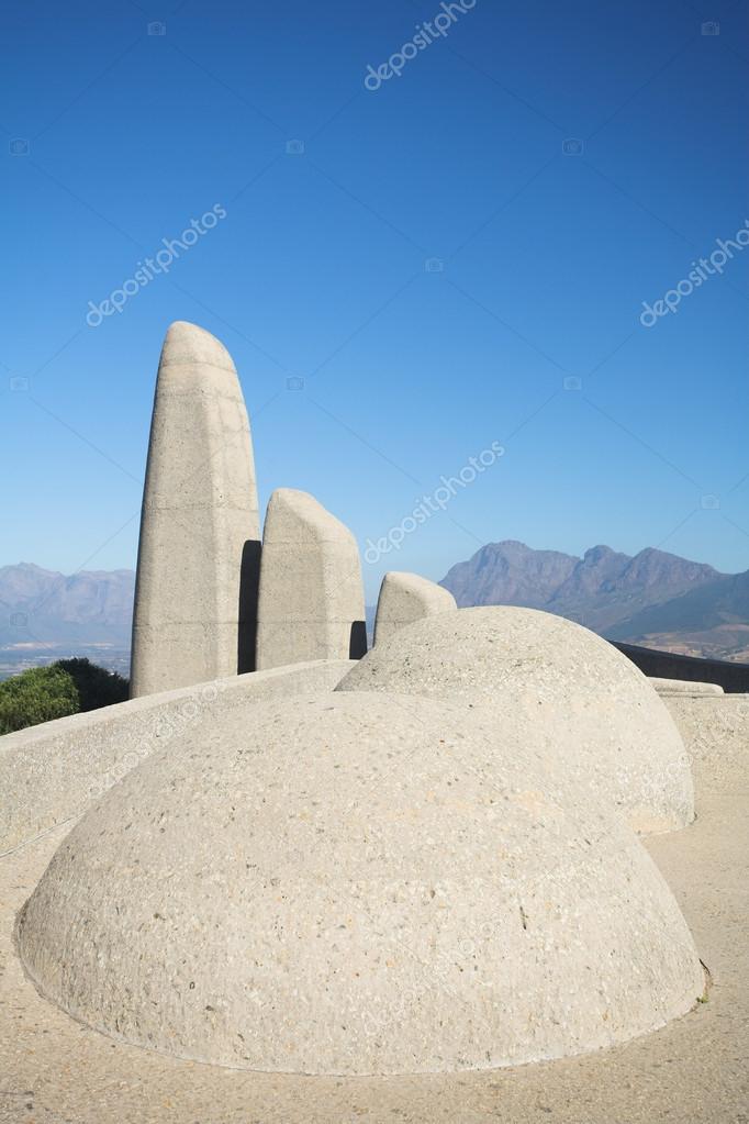 Famous landmark of the Afrikaans Language Monument in Paarl, Western ...