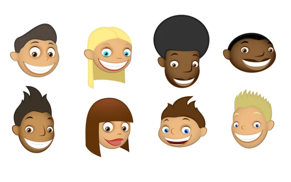 Smiley Cartoon People Clipart