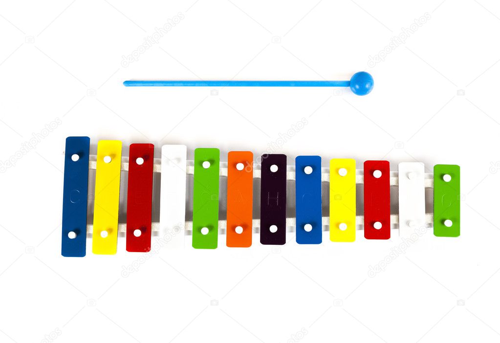 Xylophone isolated on white background Stock Photo by ©Alexandr1 34406921