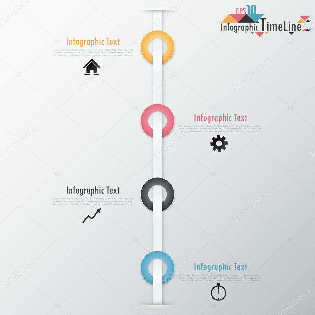 Modern infographics timeline. Stock Vector Image by ©epic_fail #39110005