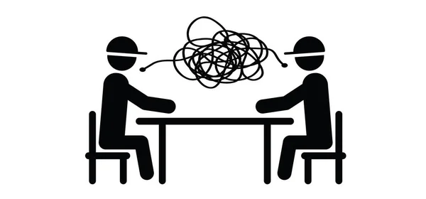 Chaotic meeting Vector Art Stock Images | Depositphotos