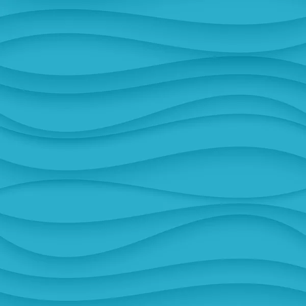 Seamless Wave Pattern. Curved Shapes Background. Regular Blue Texture ...