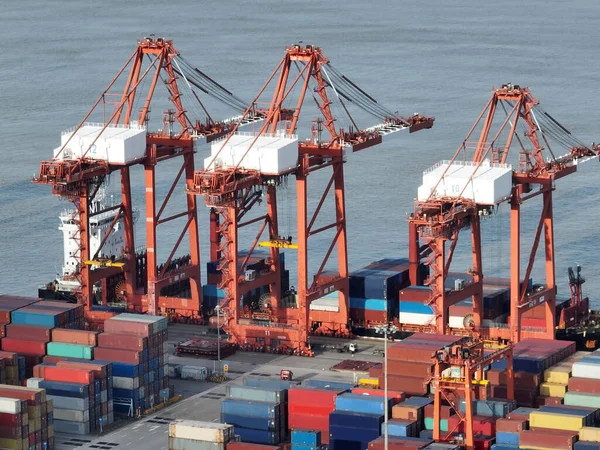 Shenzhen China Circa 2022 Aerial View Chiwan Port Shenzhen City – Stock ...