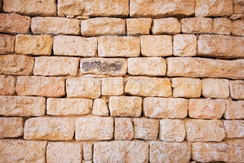 Natural stone brick wall Stock Photo by ©avdveen 27778073