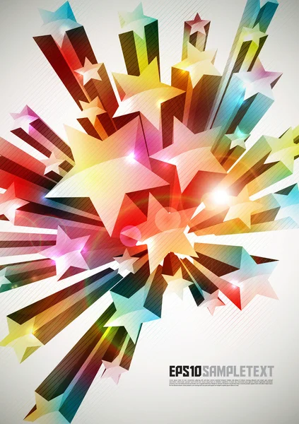 Colorful 3d stars Vector Art Stock Images | Depositphotos