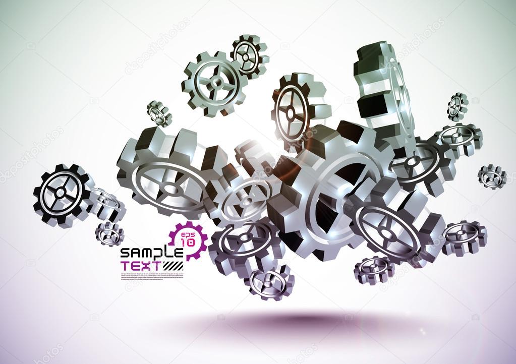 Cogwheel Stock Vector by ©yienkeat 26723793