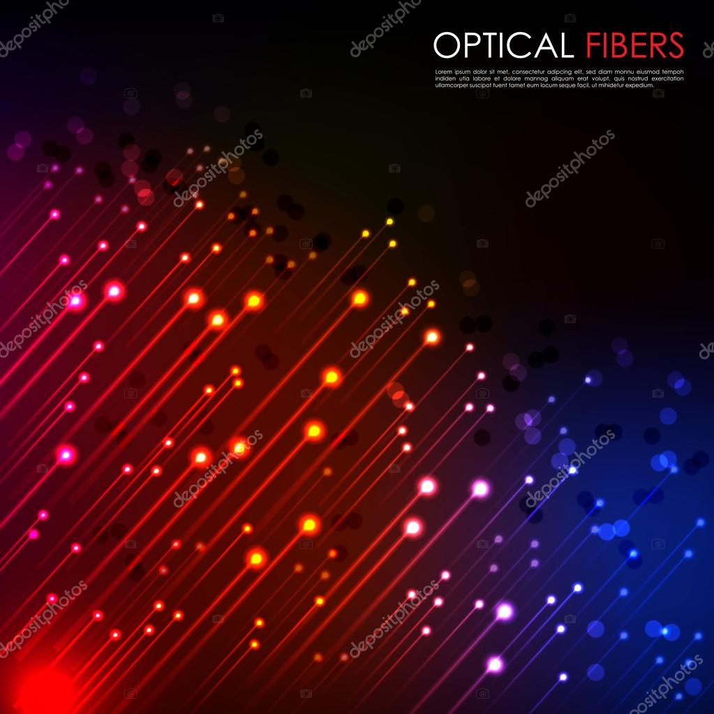 Optical Fibers Stock Vector Image by ©yienkeat #28355377