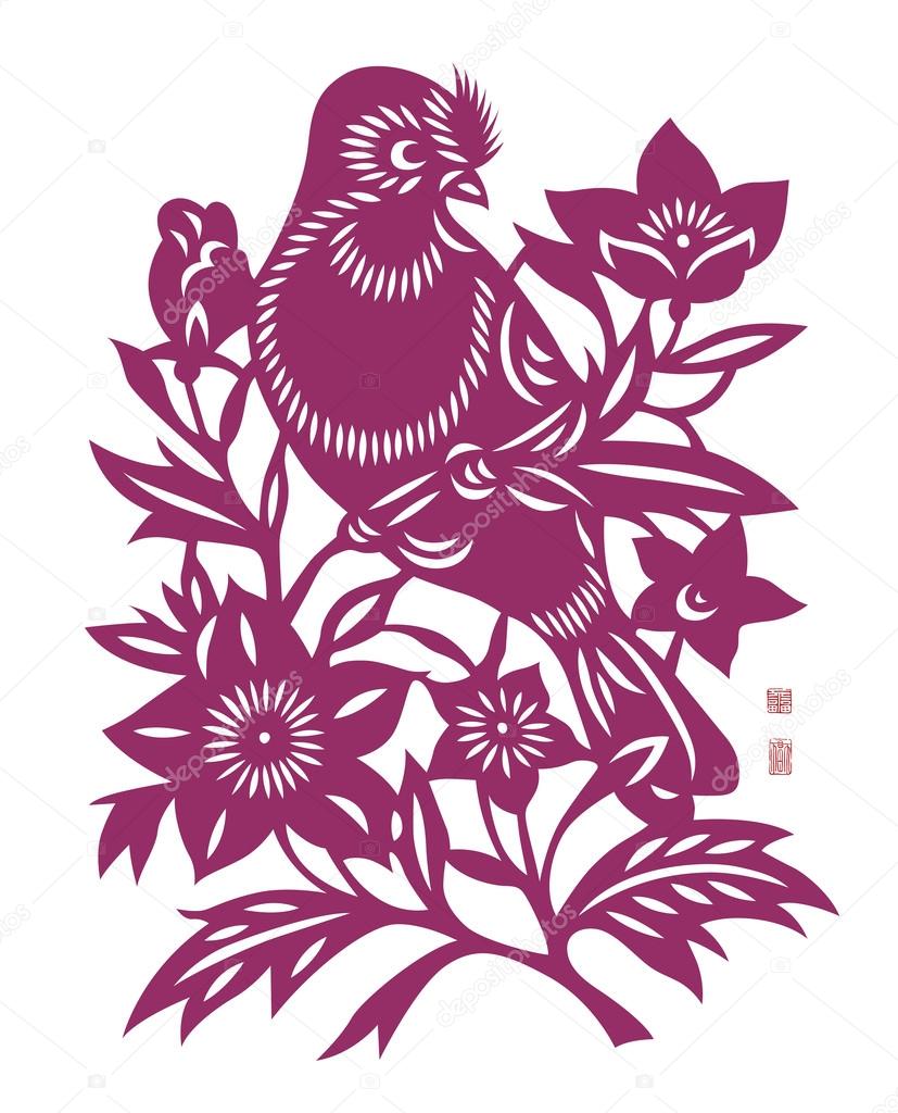 Traditional Chinese Bird Stock Vector Image by ©yienkeat #34365849
