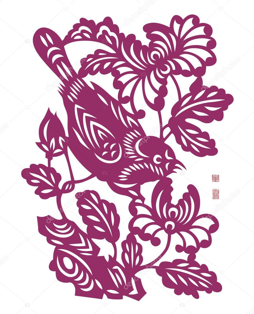 Traditional Chinese Bird Stock Vector Image by ©yienkeat #34365851