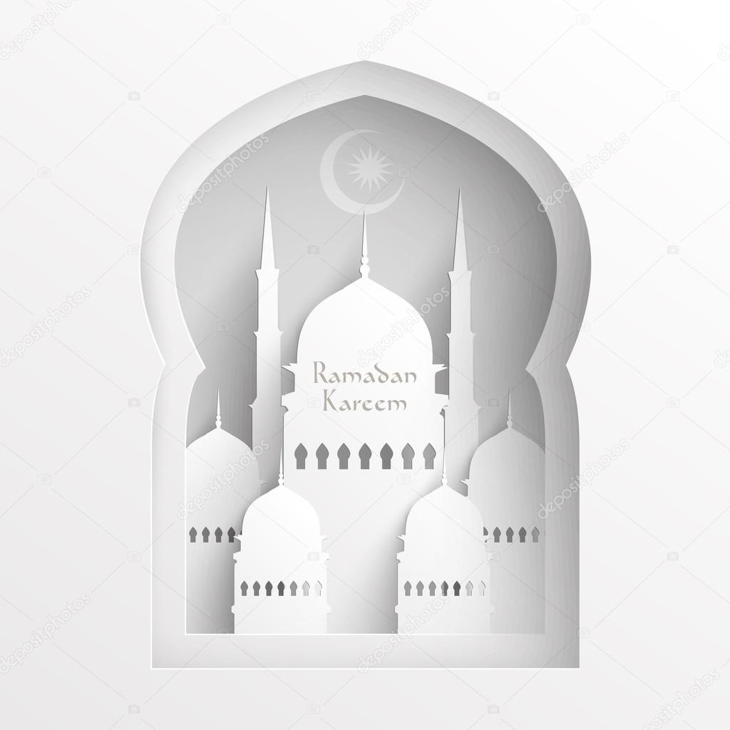 3D Paper Mosque Stock Vector Image by ©yienkeat #45813913