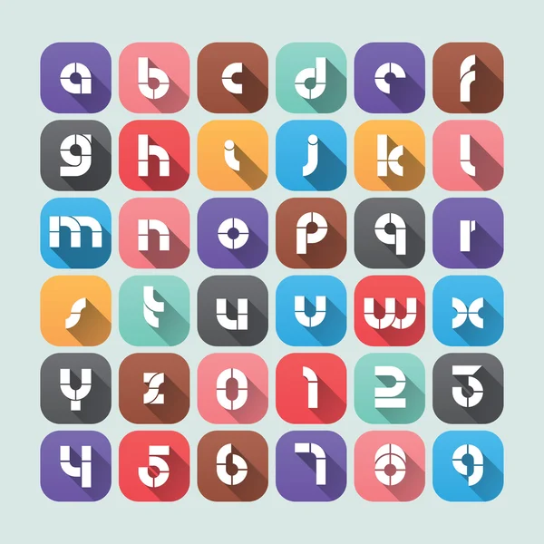 Alfabeto digital Vector Art Stock Images | Depositphotos