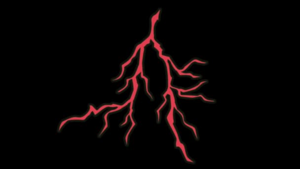 Red Lightning Animated Gif