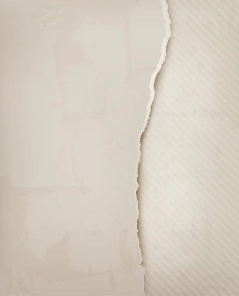 Vintage background with ripped old paper. Vector Stock Vector Image by ...