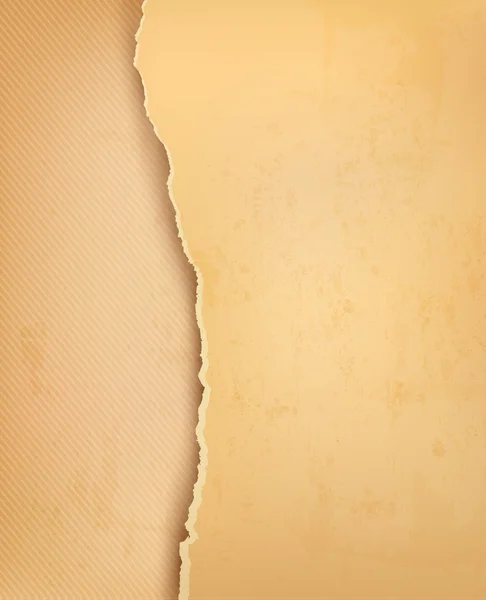 Vintage background with ripped old paper. Vector Stock Vector Image by ...