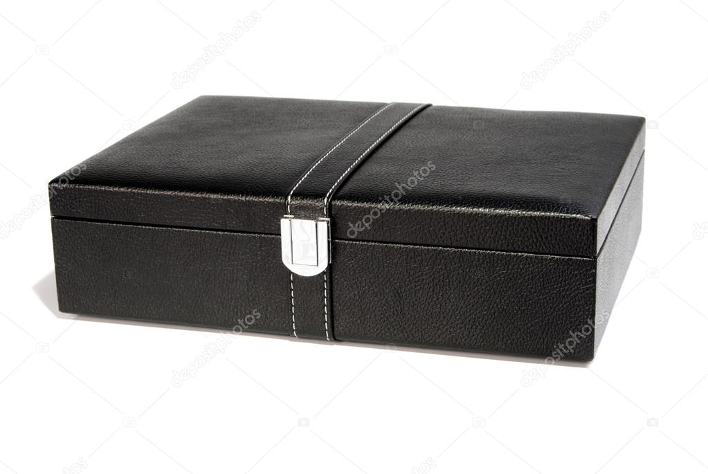 Black leather box Stock Photo by ©vetasster 27931779