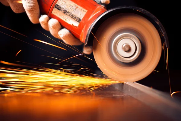 Metal sawing close up — Stock Photo © yellow2j #10738918