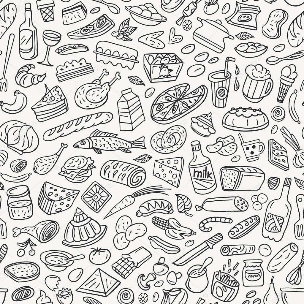 Food ,cookery - seamless pattern — Stock Vector © topform #24325389