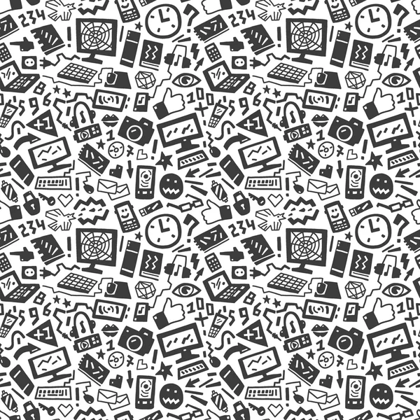 Web doodles - seamless vector pattern Stock Vector Image by ©topform ...