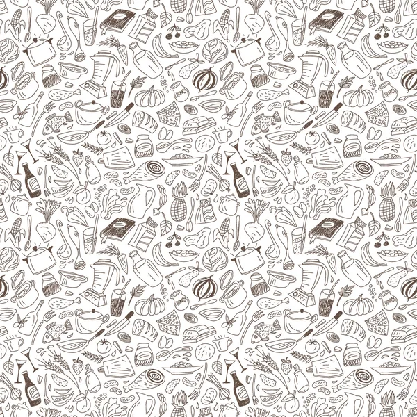 Food - seamless pattern — Stock Vector © topform #24318989