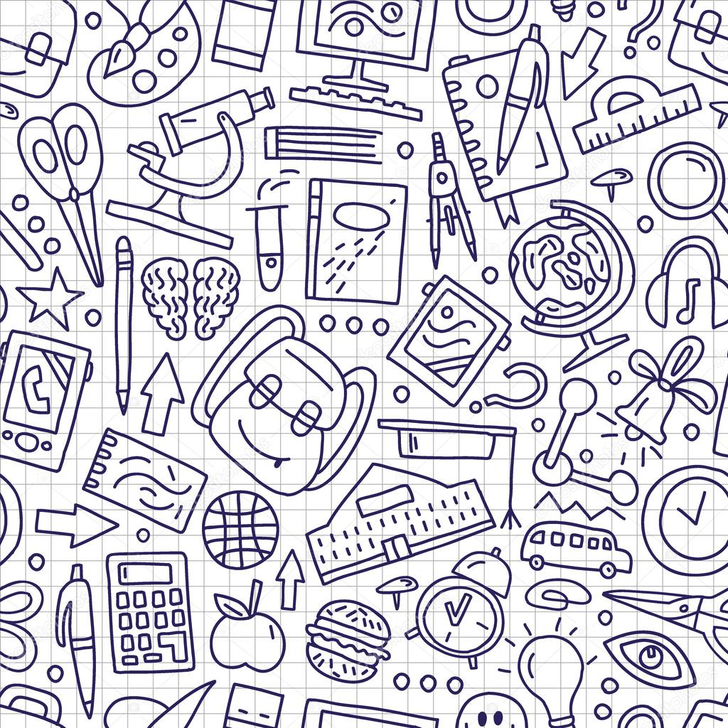 School education - seamless background — Stock Vector © topform #27540767