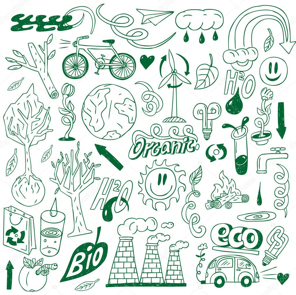Ecology - doodles collection Stock Vector Image by ©topform #27610673