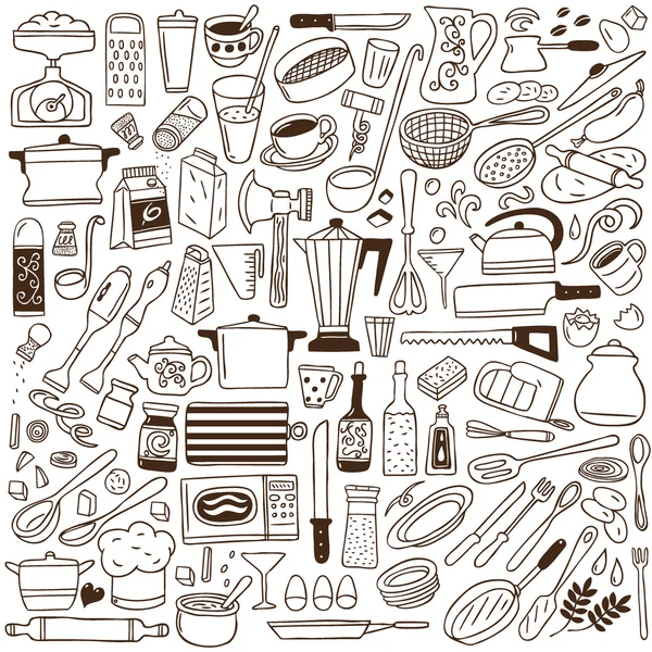 Kitchen tools vector Stock Vectors, Royalty Free Kitchen tools vector ...