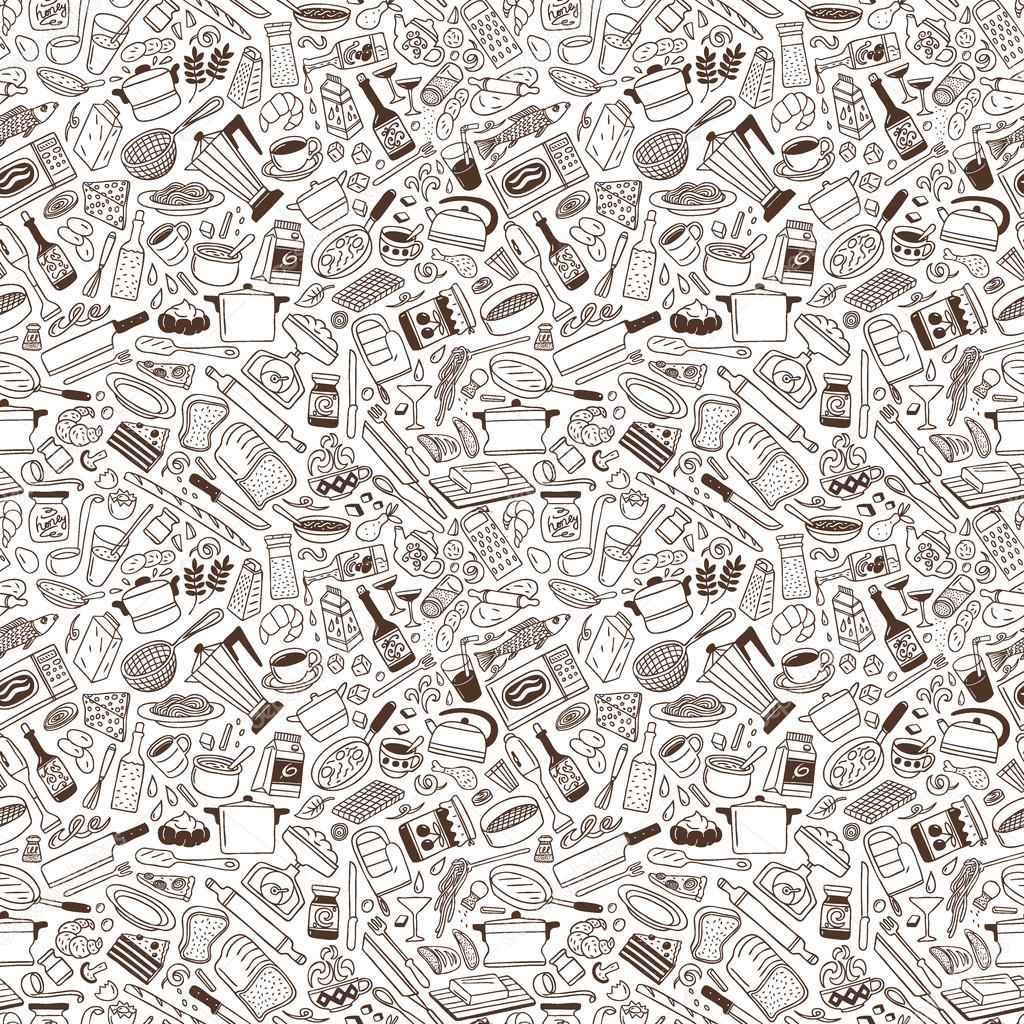 Cookery - seamless pattern Stock Vector Image by ©topform #27677097