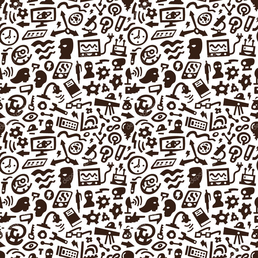 Thinking, Science - seamless background Stock Vector Image by ©topform ...