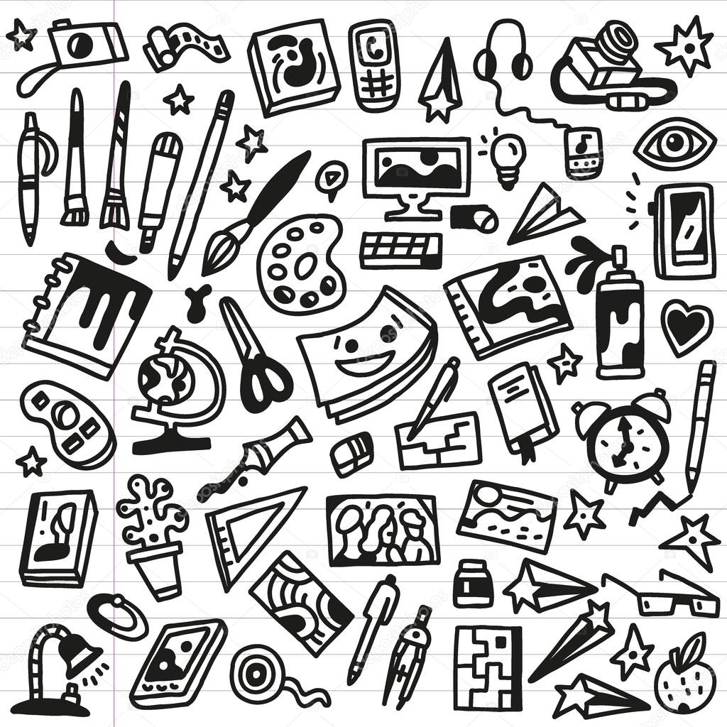 Art Doodles - Vector — Stock Vector © topform #37542721 Art Doodles - Vector — Stock Vector © topform #37542721