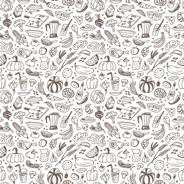 Raw food - seamless background - Stock Image - Everypixel