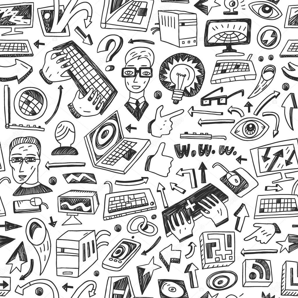 Programming , computers - seamless background Stock Vector Image by ...