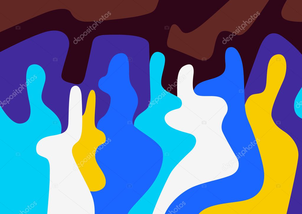 Abstract people Stock Vector Image by ©topform #48945855