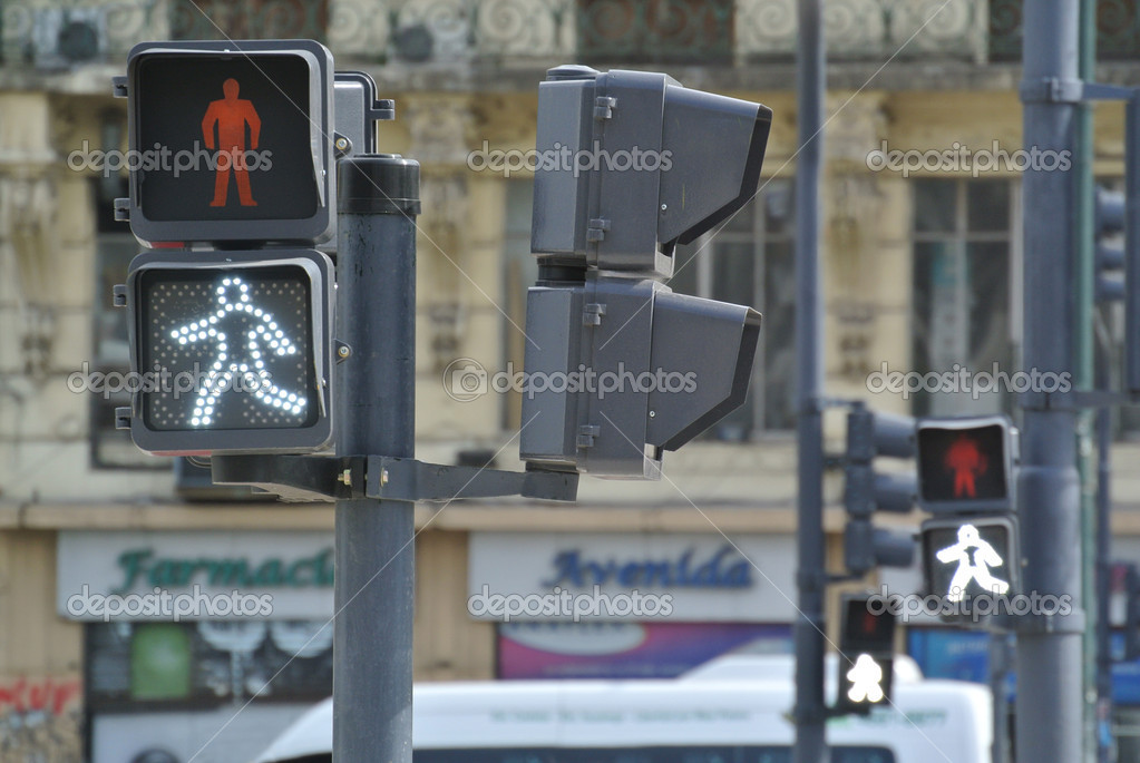 Semaphore traffic light — Stock Photo © Curvabezier #30774061