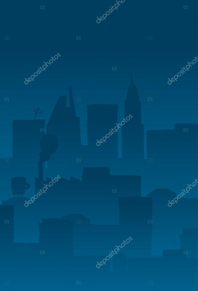 Cartoon night city background Stock Vector Image by ©Curvabezier #49754615