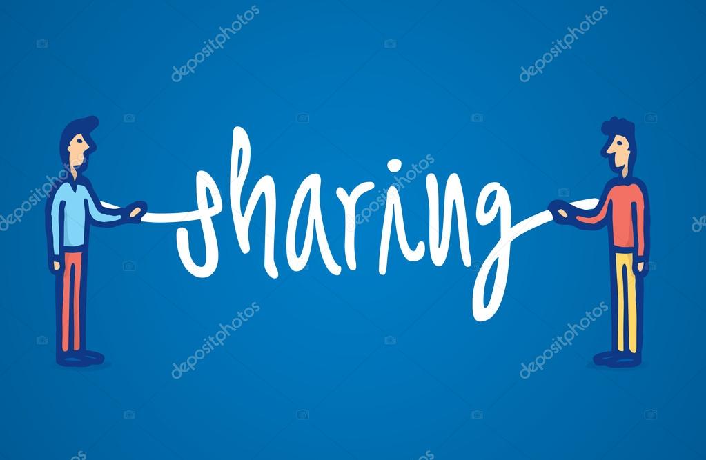 Cartoon guys sharing Stock Vector Image by ©Curvabezier #51336789
