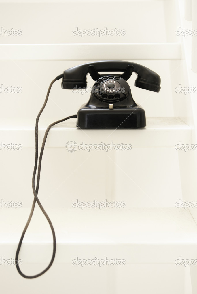 Old telephone with rotary dial Stock Photo by ©cobaltstock 27755475