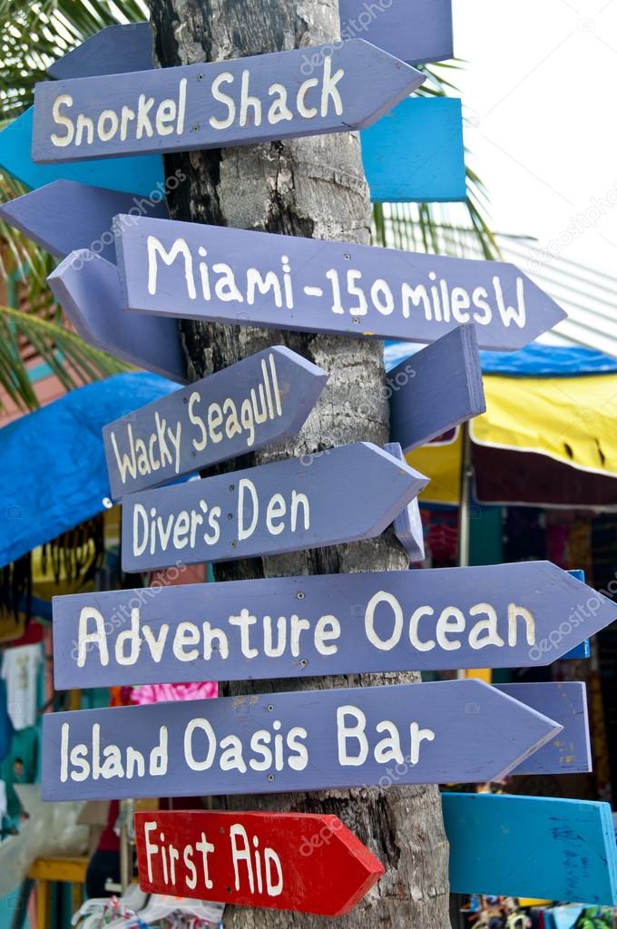 Caribbean Sign — Stock Photo © korzeniewski #23931819